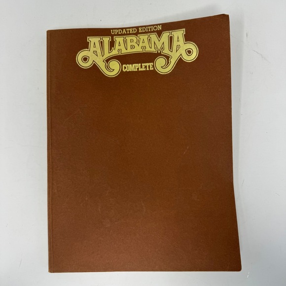 Media | Alabama Complete Updated Edition Sheet Music Songbook | Poshmark